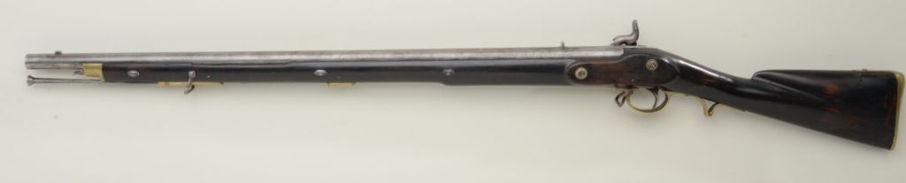 Large percussion English single shot rifle marked “Lacy & Co., London ...