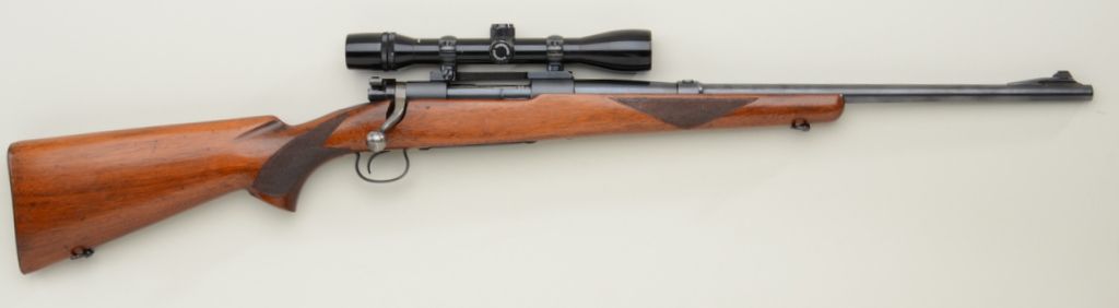Winchester Model 54 bolt-action rifle, 7mm cal., 20” barrel, blue ...