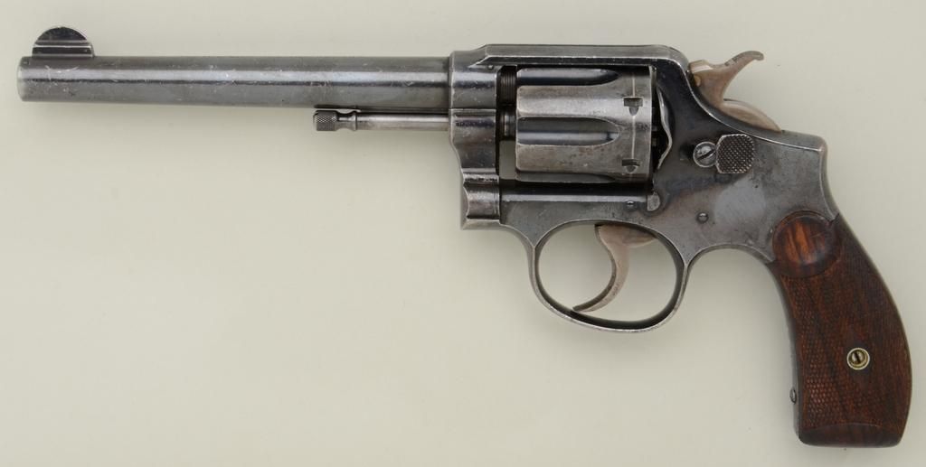Smith & Wesson Model 1899 Army-Navy DA revolver, .38 cal., 6” barrel ...
