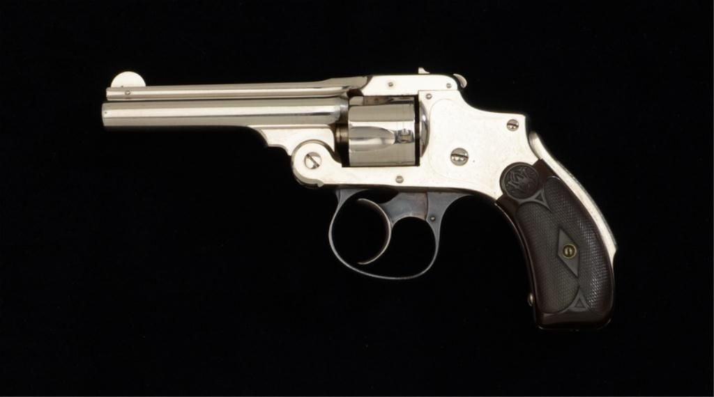 Early antique Smith & Wesson .32 Safety Hammerless DA revolver, .32 S&W ...