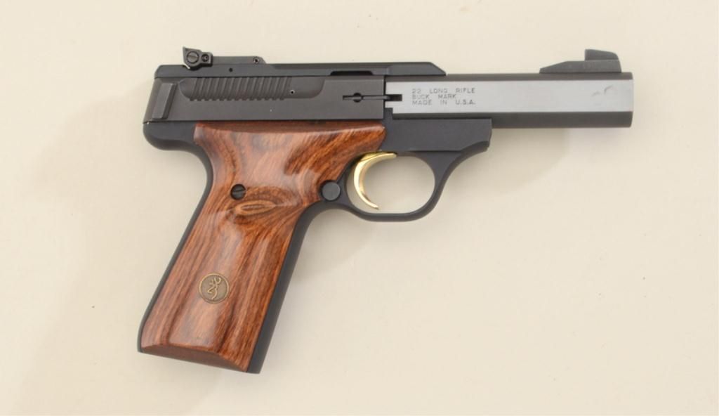 Browning Buckmark .22LR semi automatic pistol, #655NV26816, 4" barrel ...