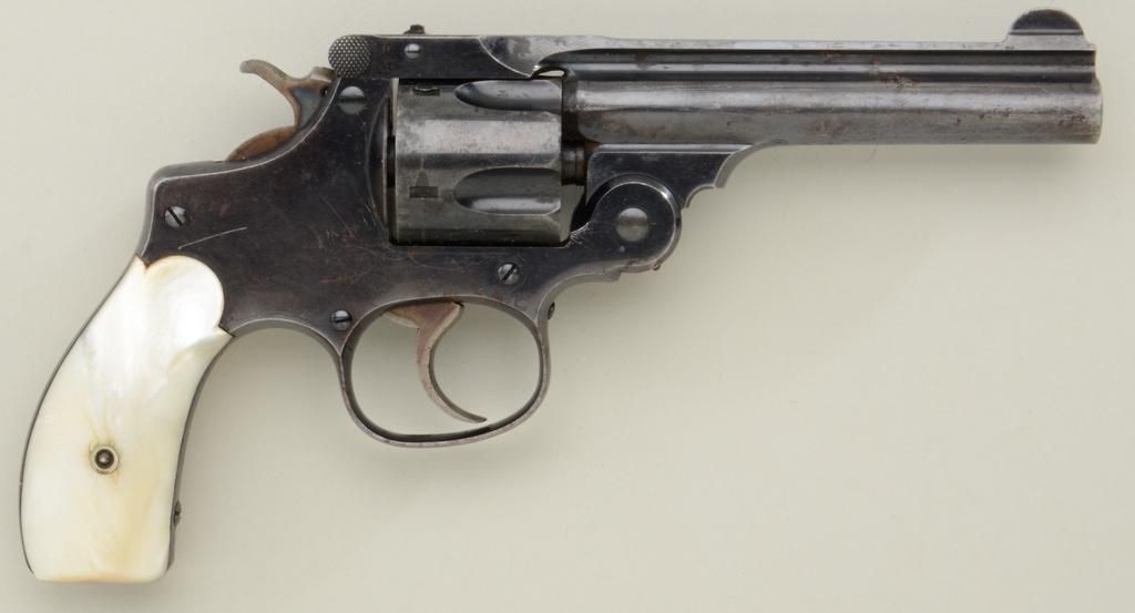 Smith & Wesson Perfected Model top break DA revolver, .38 S&W cal., 4 ...