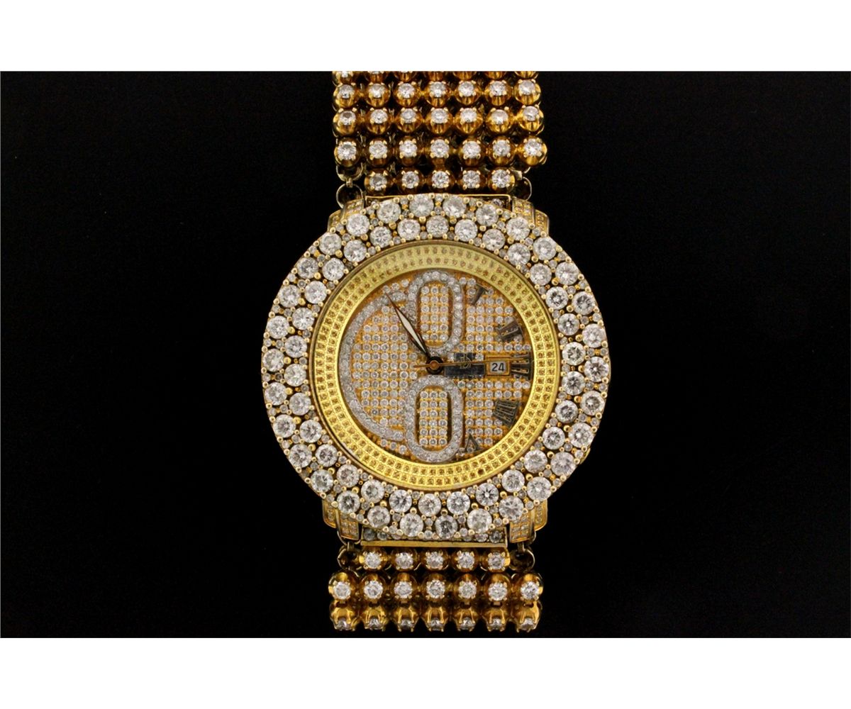 WATCH: Gold plated stainless steel Johnny Dang watch