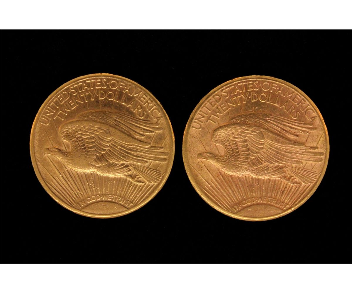 COINS 2 1910 US Twenty Dollar Gold Coins coins-2-1910-us-twenty-dollar-gold-coins