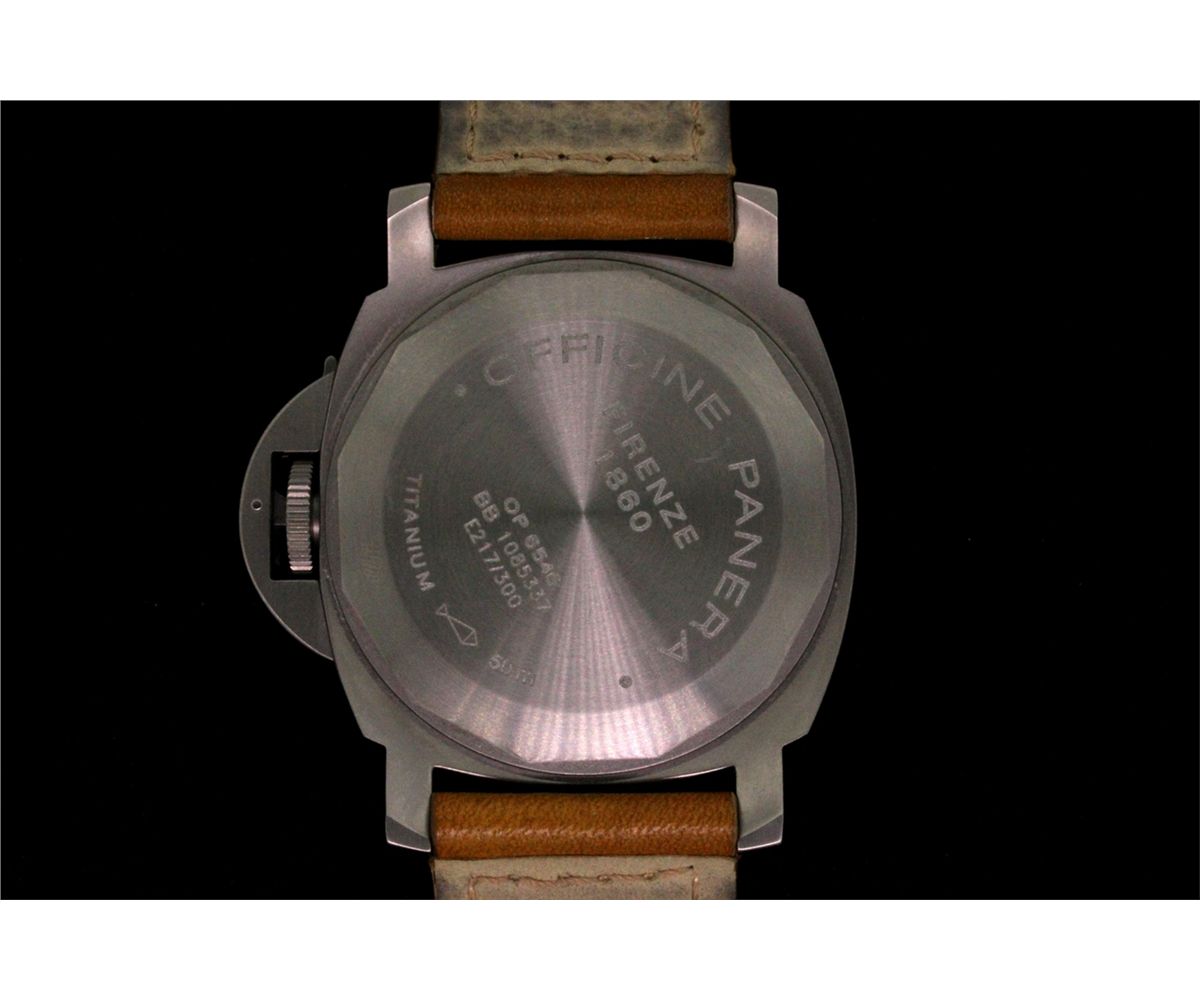 WATCH: Titanium gents Panerai Firenze 1860 Luminor Black Seal Diver's ...