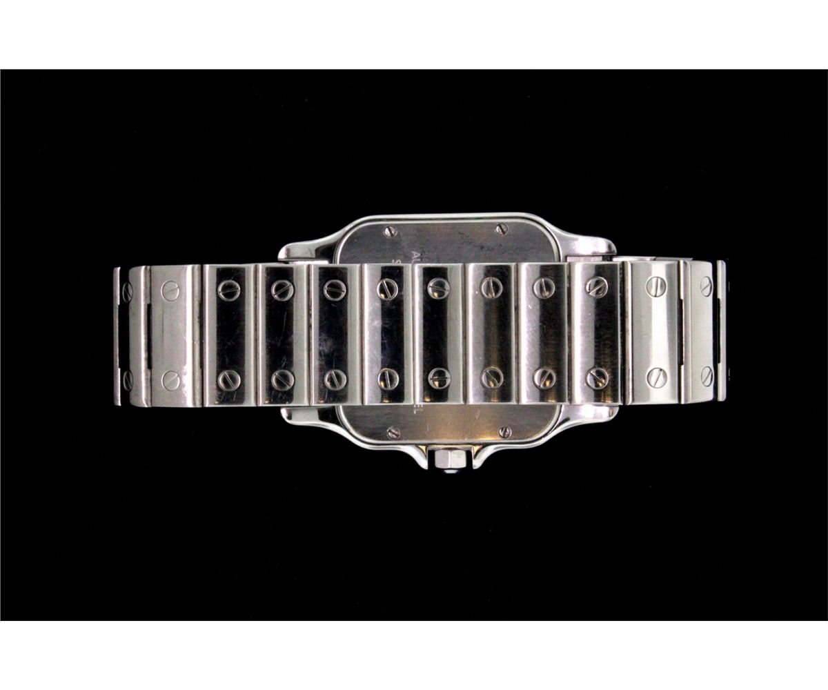 WATCH: Men's Cartier Santos square wristwatch