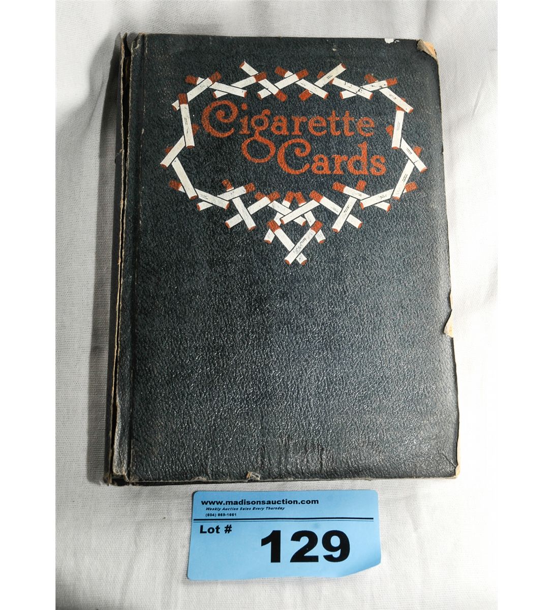 Vintage cigarette cards collectors album