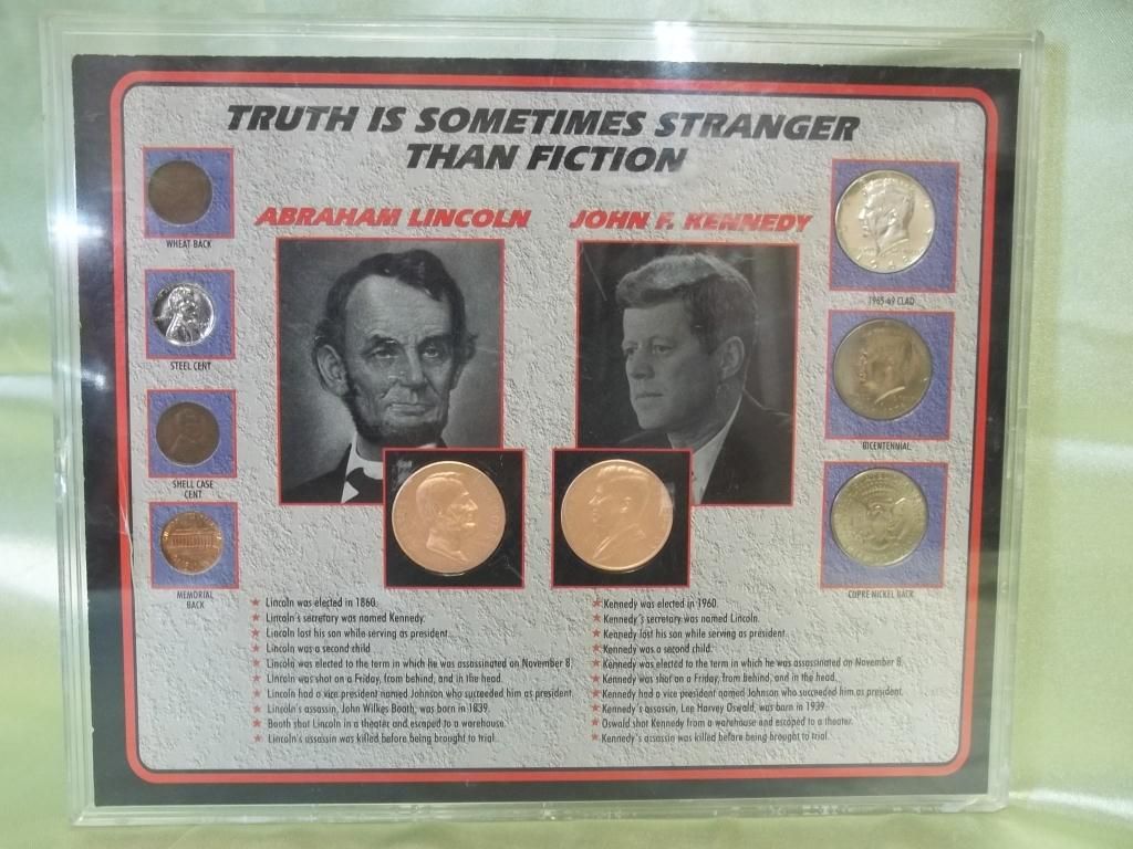 Abraham Lincoln & John F. Kennedy US Mint Coins
