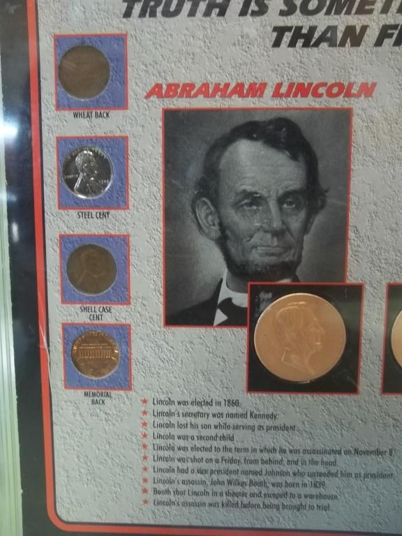 Abraham Lincoln & John F. Kennedy US Mint Coins