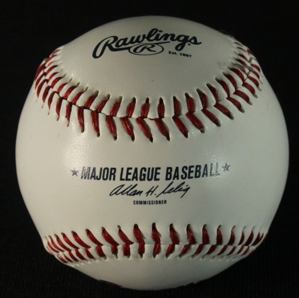 Chipper Jones Signed Braves Logo Baseball (GA COA)