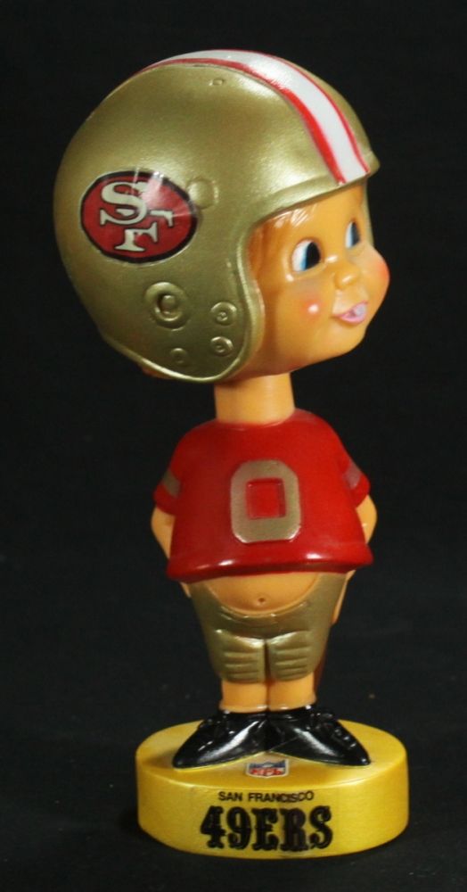 1970's San Francisco 49ers Vintage Bobblehead Nodder with Original Box