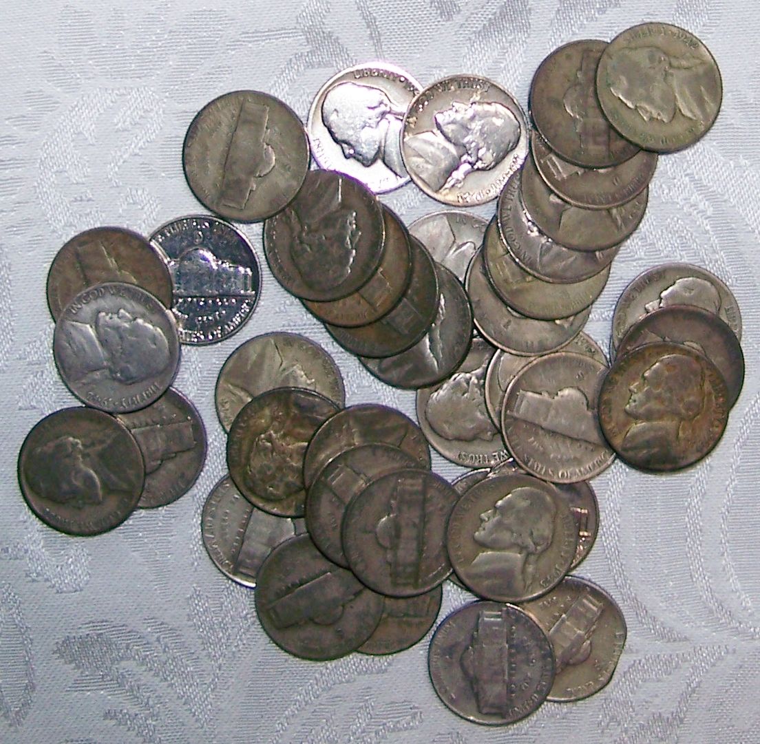 40 Silver War Nickels. 2.4Oz. Pure Silver