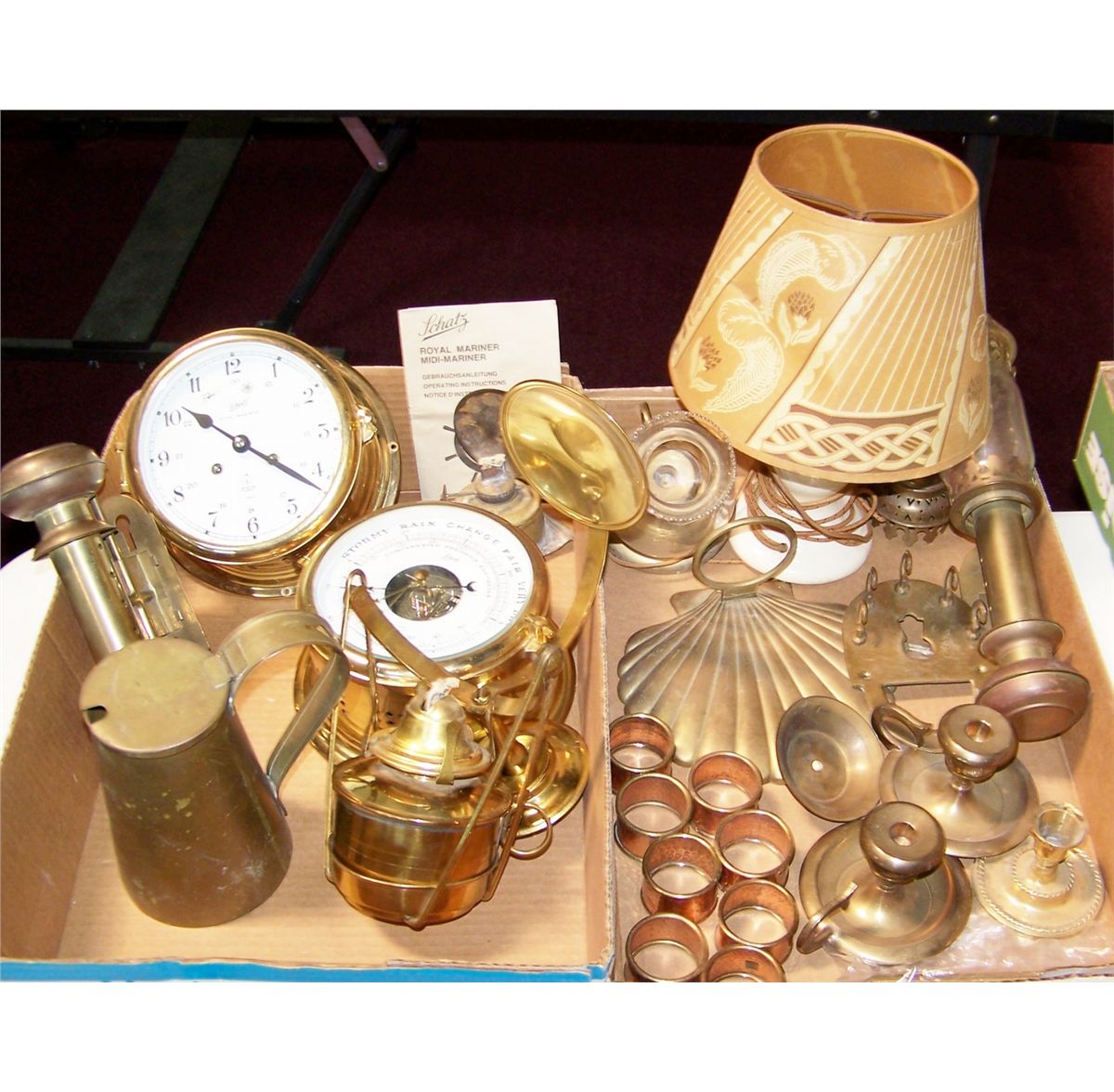 Assorted Brass Items as Shown