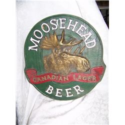MOOSEHEAD CANADIAN LAGER BEER SIGN