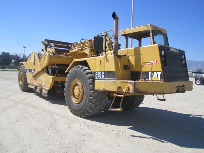 1998 Caterpillar 615C II Paddle Wheel Scraper