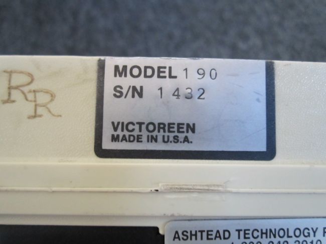 2000 Victoreen Model 190 Probe