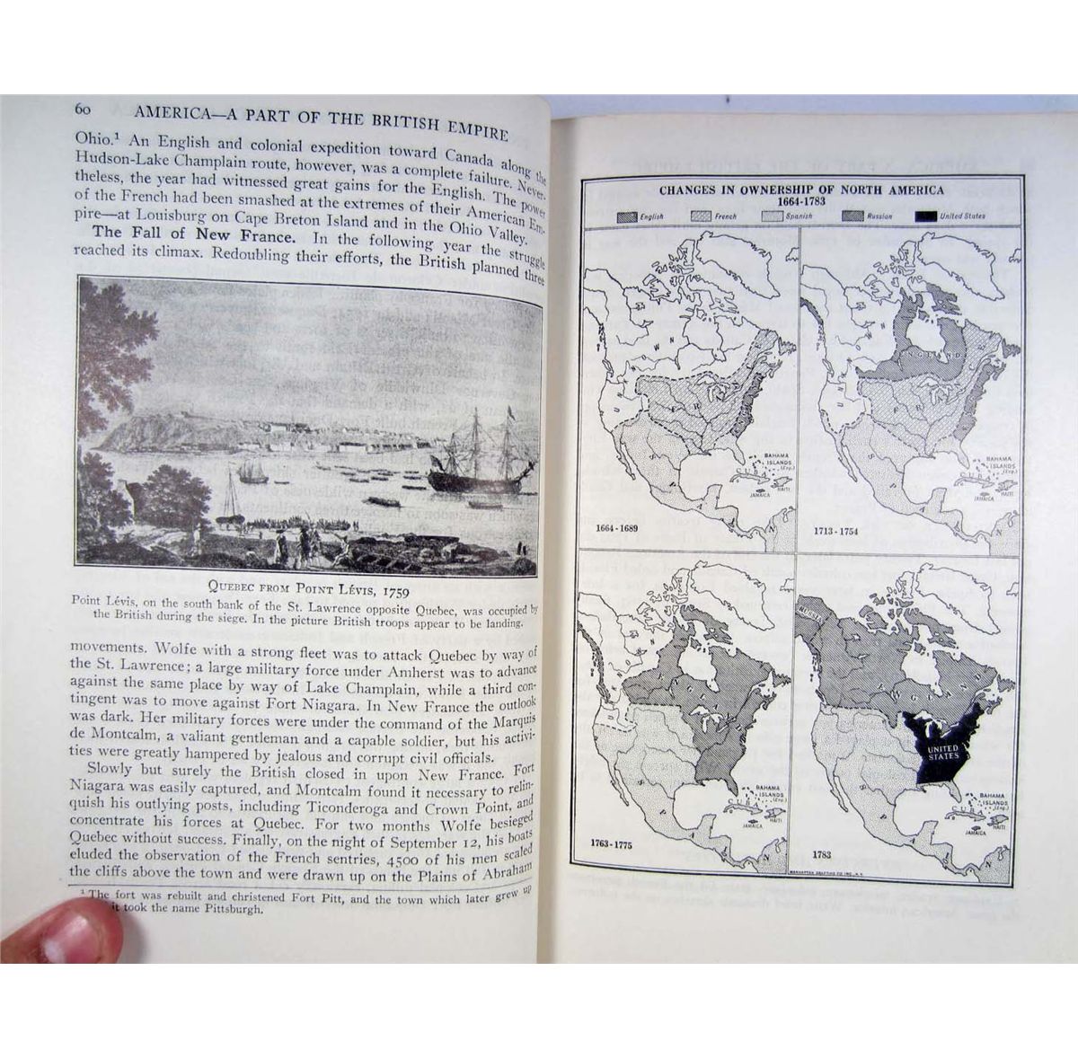 1934 "AMERICA ITS HISTORY AND PEOPLE" HARDCOVER BOOK