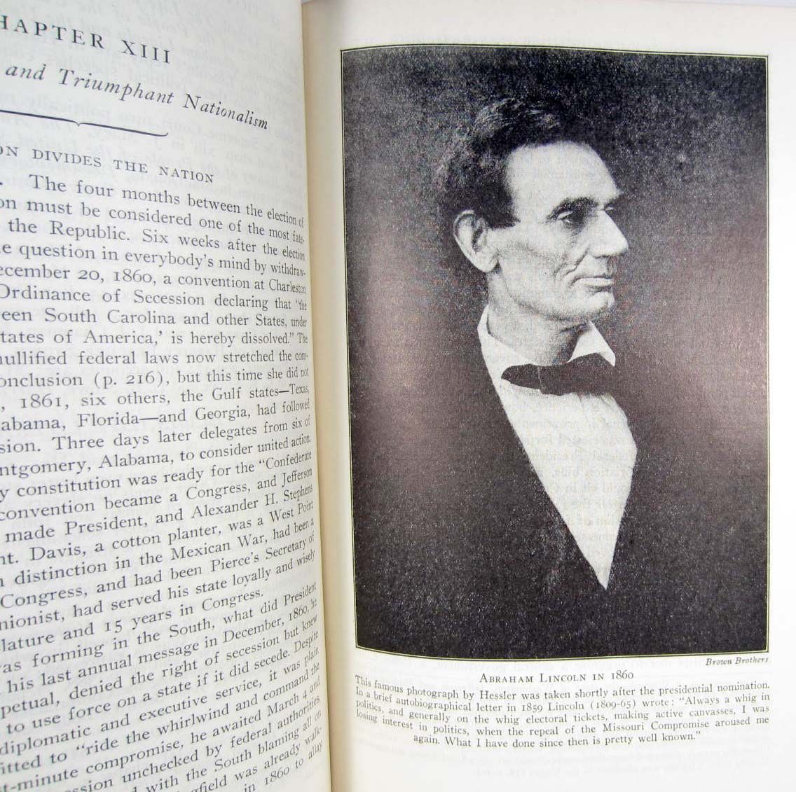 1934 "AMERICA ITS HISTORY AND PEOPLE" HARDCOVER BOOK