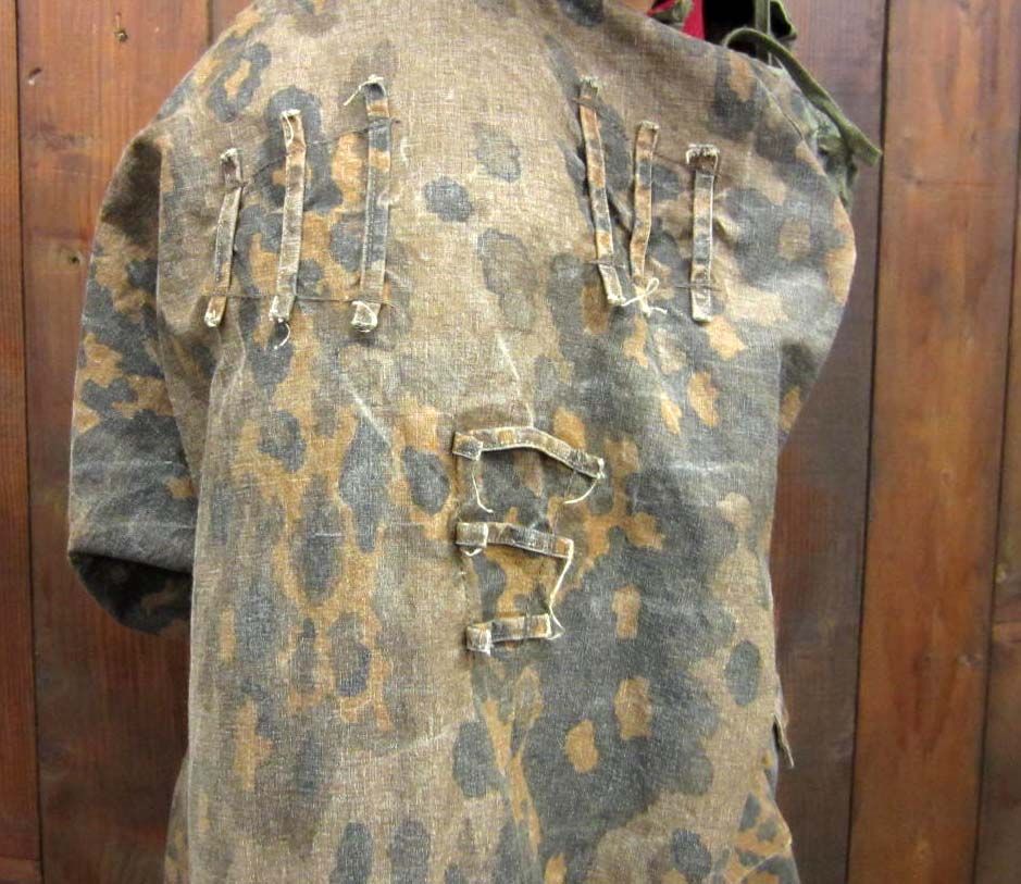 RARE GERMAN NAZI WAFFEN SS CAMOUFLAGE PULL OER SMOCK