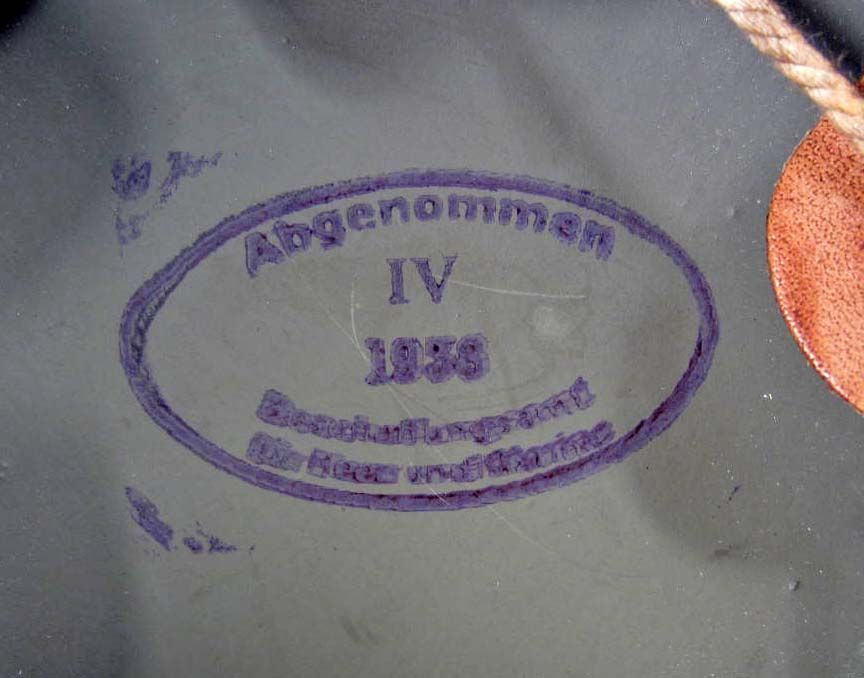 RARE GERMAN NAZI WAFFEN SS M-35 DOUBLE DECAL COMBAT HELMET