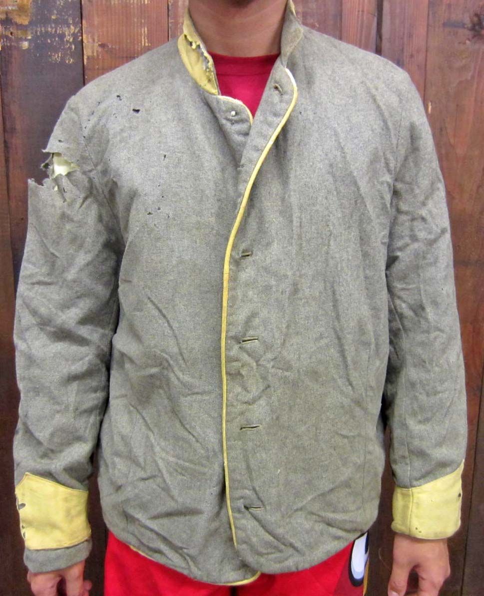 CONFEDERATE CIVIL WAR ERA COMBAT SHELL JACKET