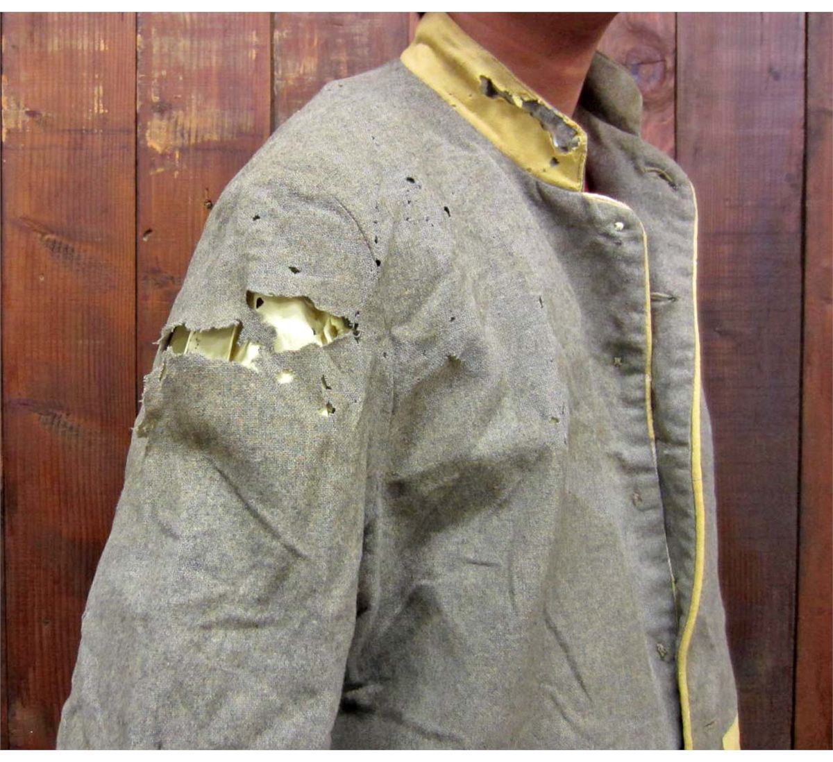 CONFEDERATE CIVIL WAR ERA COMBAT SHELL JACKET