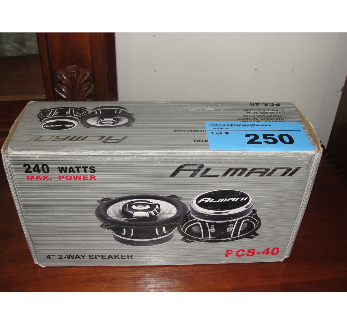 Almani 240w car audio speaker set