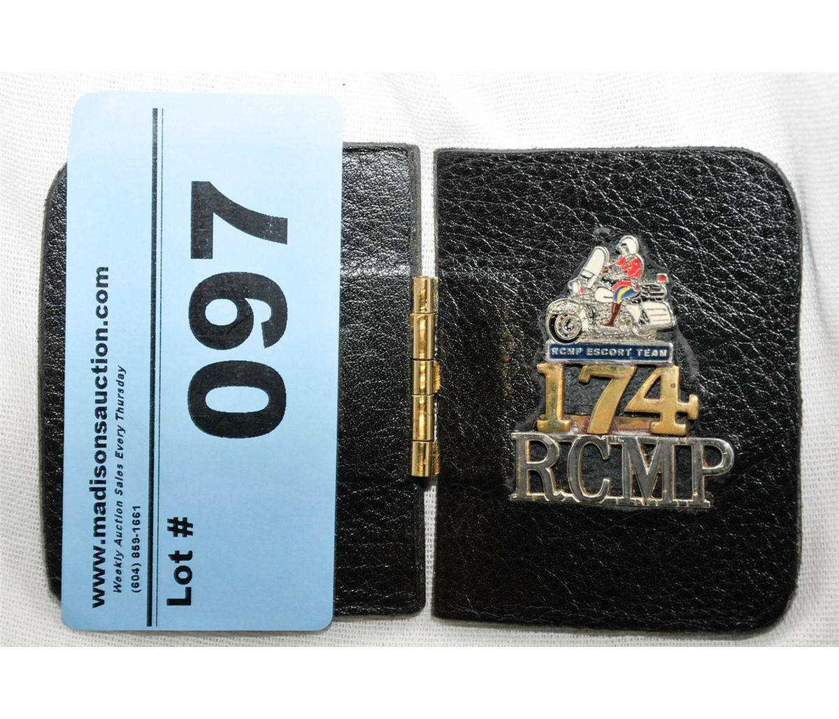 RCMP escort team badge