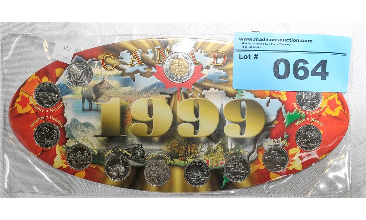 Canada 1999 royal canadian mint coin set