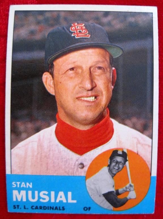 1963 Topps #250 Stan Musial Baseball Card
