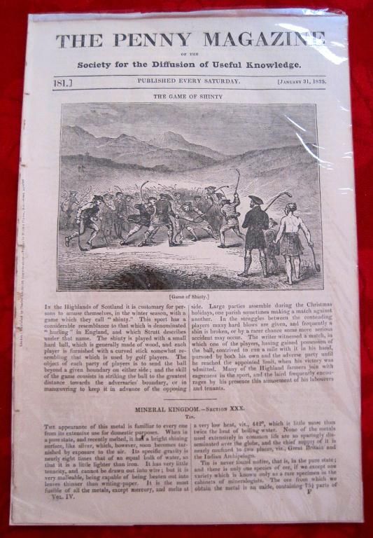 Lot of 5 Original Early 1800's Magazines