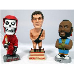 Bobbleheads Mr. T, Andre The Giant & Misfits