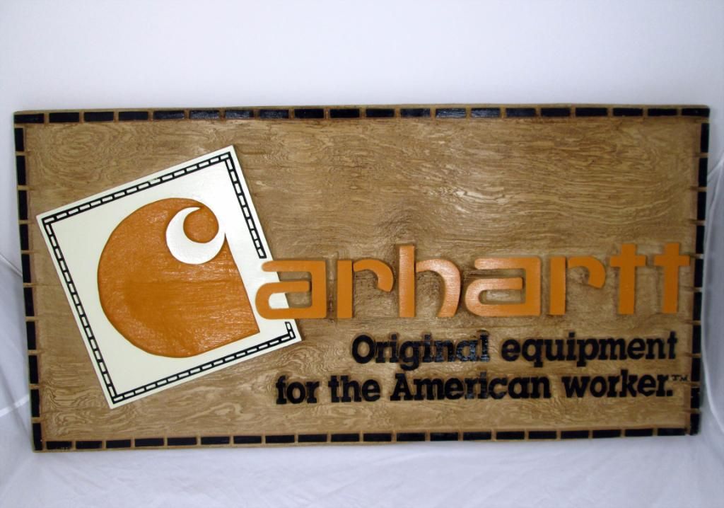 Carhartt Advertising Sign