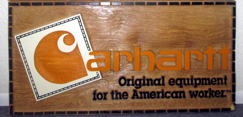 Carhartt Advertising Sign