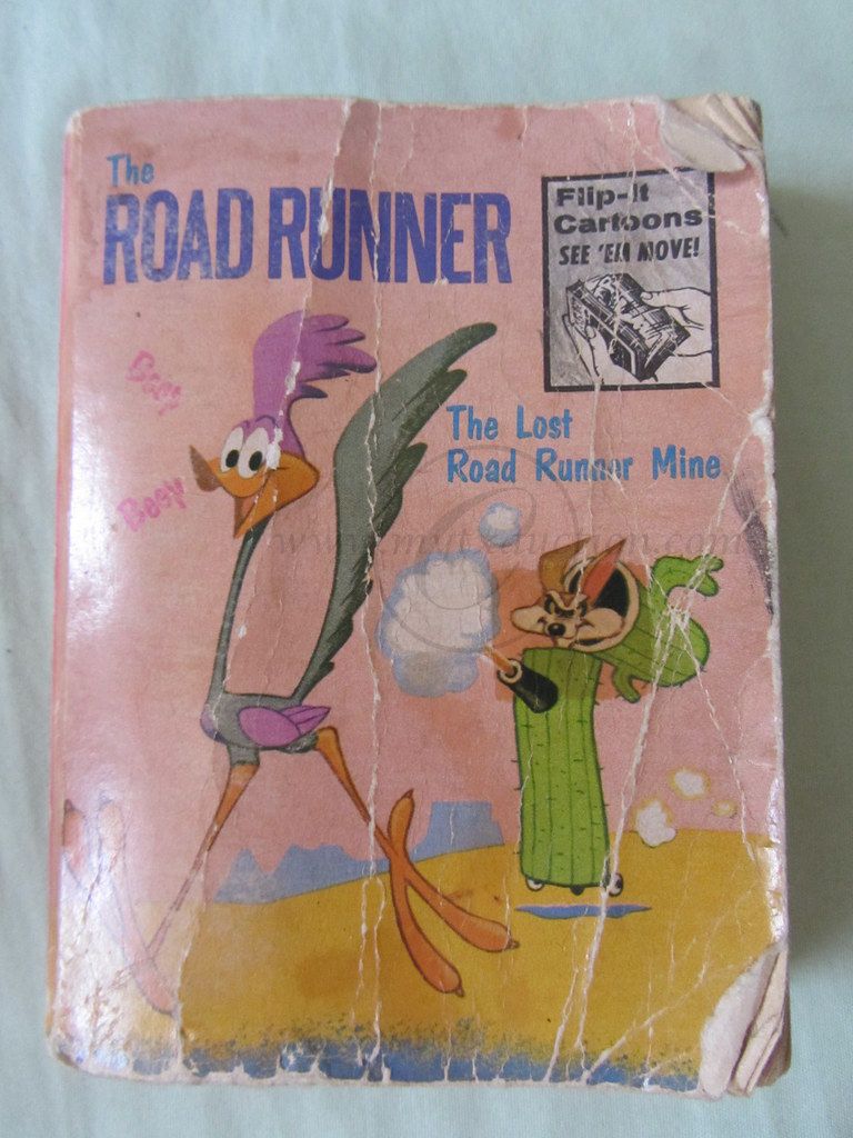 Flip Books Road Runner Bugs Bunny Mickey Mouse Bronze Age Paperback Book