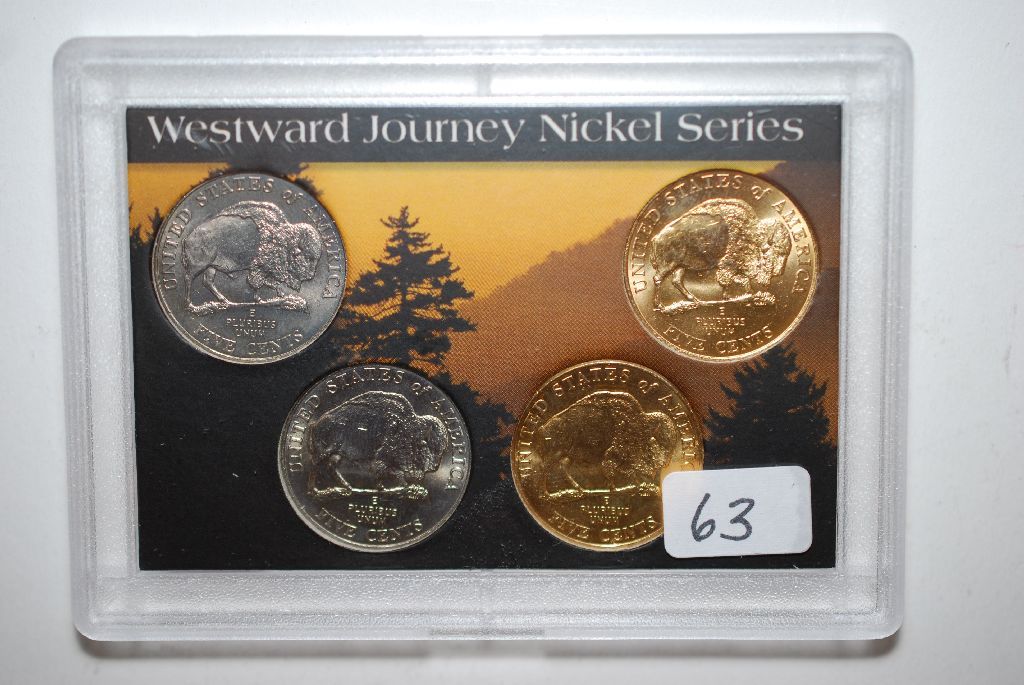 2005 Westward Journey Nickel Series "American Bison" Coin Set; Original ...
