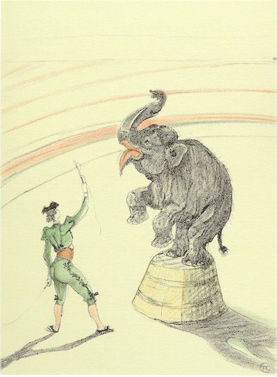 Henri de Toulouse-Lautrec, The Circus Portfolio, Lithograph