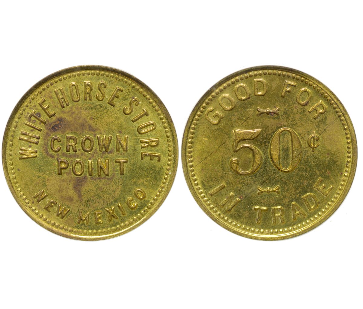 White Horse Store Token NM - Crown Point,c1940-41 - Tokens