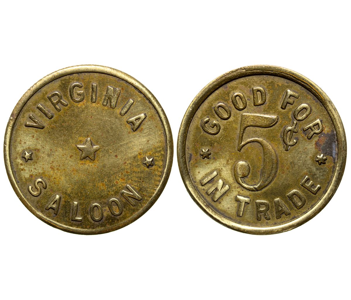 Virginia City Saloon Token NV - Virginia City,Storey County