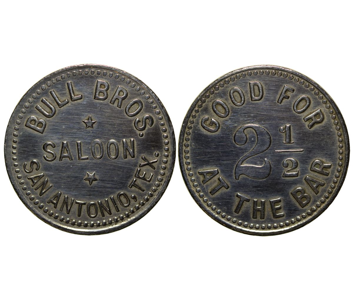 San Antonio Saloon Token TX - San Antonio,Bexar County