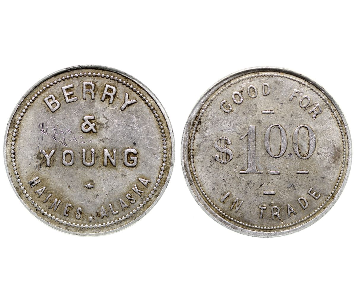 Berry & Young Token AK - Haines,1930 - Tokens