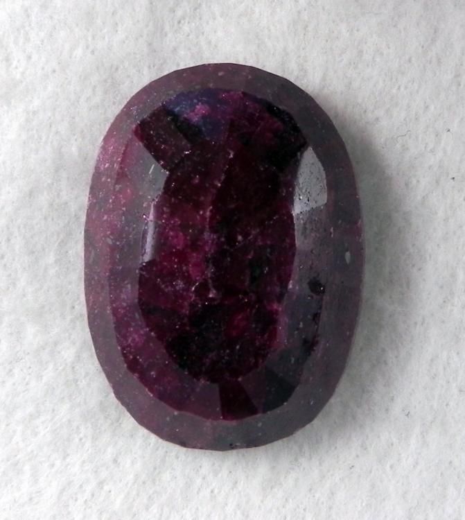 290ct Natural Ruby Gemstone Oval Faceted w/ KGCL Cert