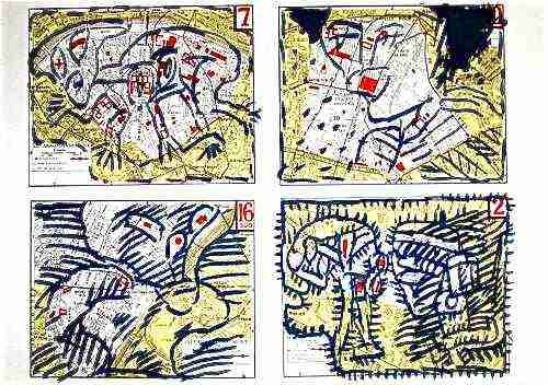 Pierre Alechinsky "Paris Arrondissements"