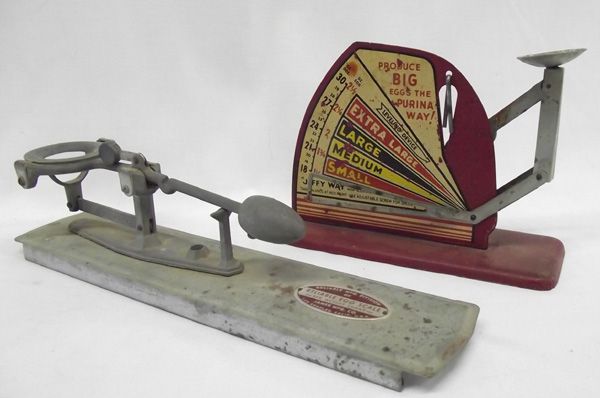 Vintage Purina Egg Sizer and Reliable Egg Scale