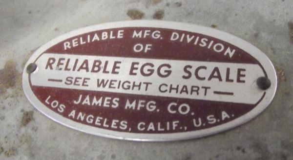 Vintage Purina Egg Sizer and Reliable Egg Scale