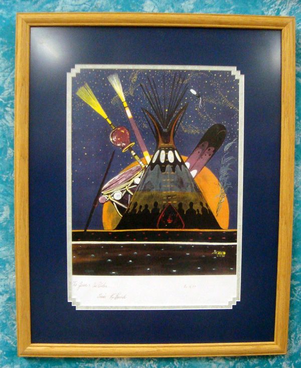 Framed Print, Navajo Artist- Francis Kee Burnside