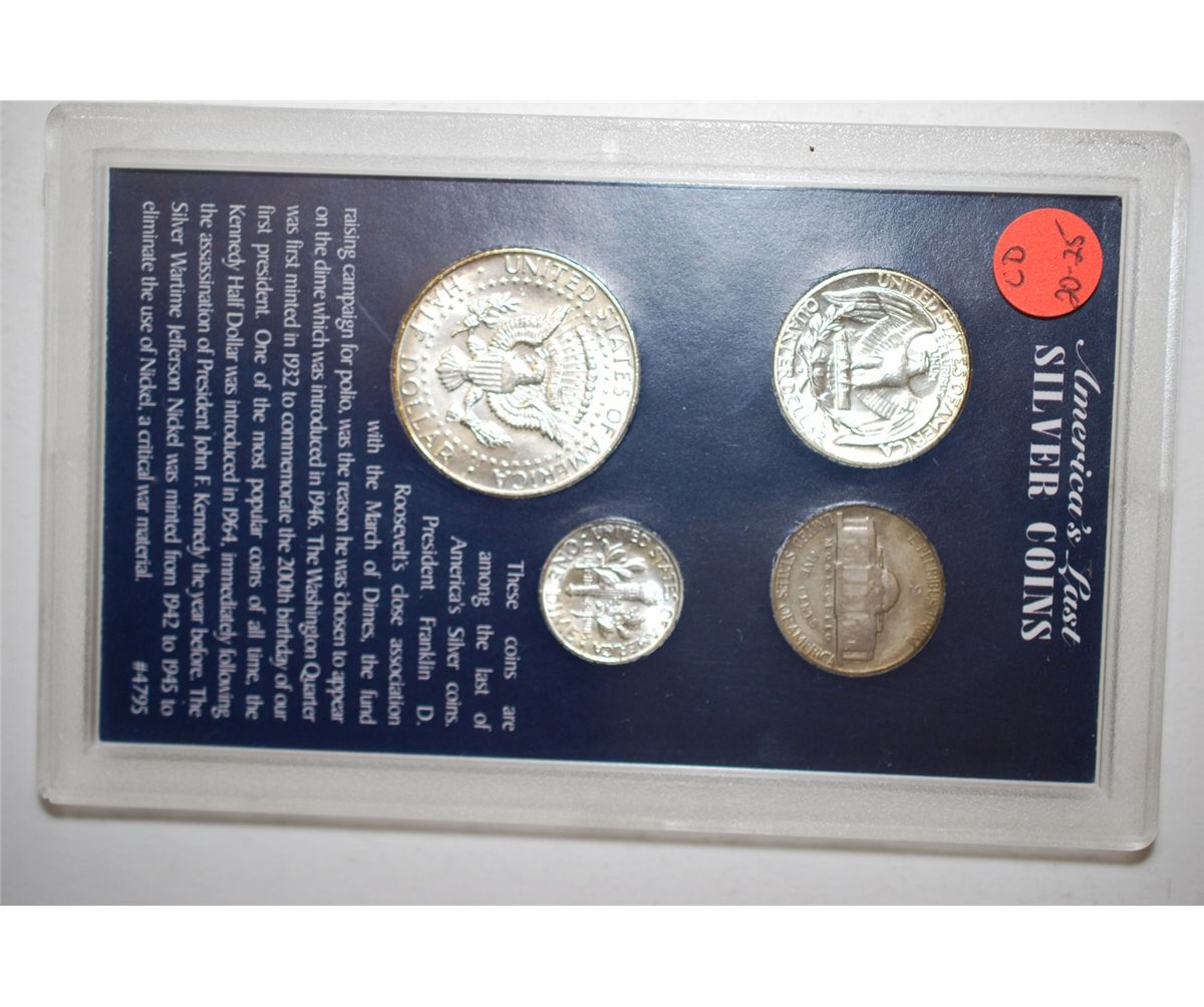 America's Last Silver Coins With History; 1964 Kennedy Half Dollar ...