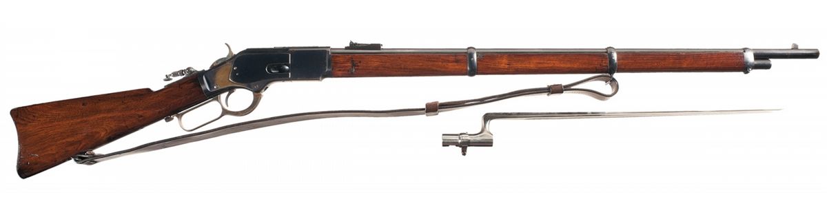 Excellent Winchester Model 1873 Lever Action Musket with Factory Letter ...