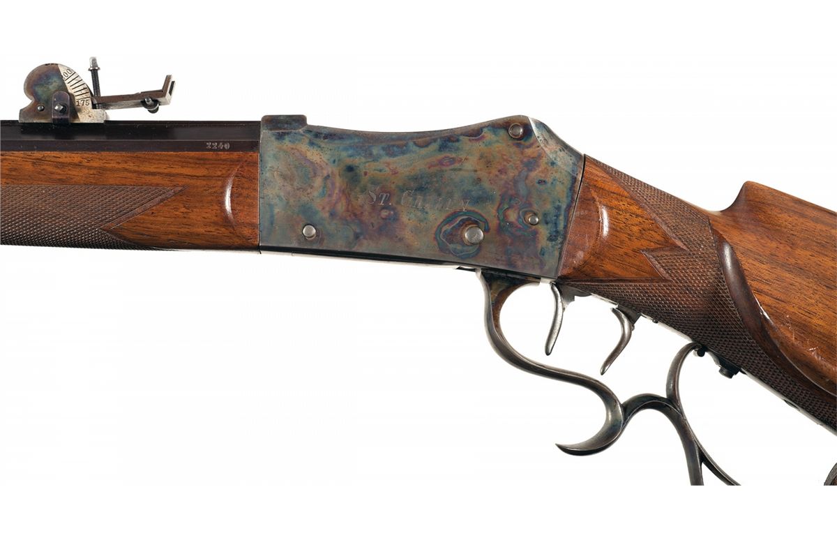 Excellent Swiss Martini Style Single Shot Schuetzen Rifle