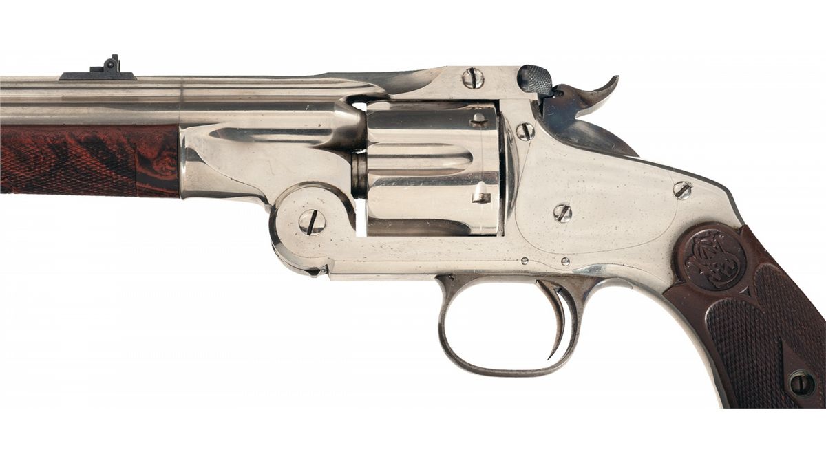 Extraordinary Nickel Plated Deluxe Presentation Cased Smith & Wesson ...